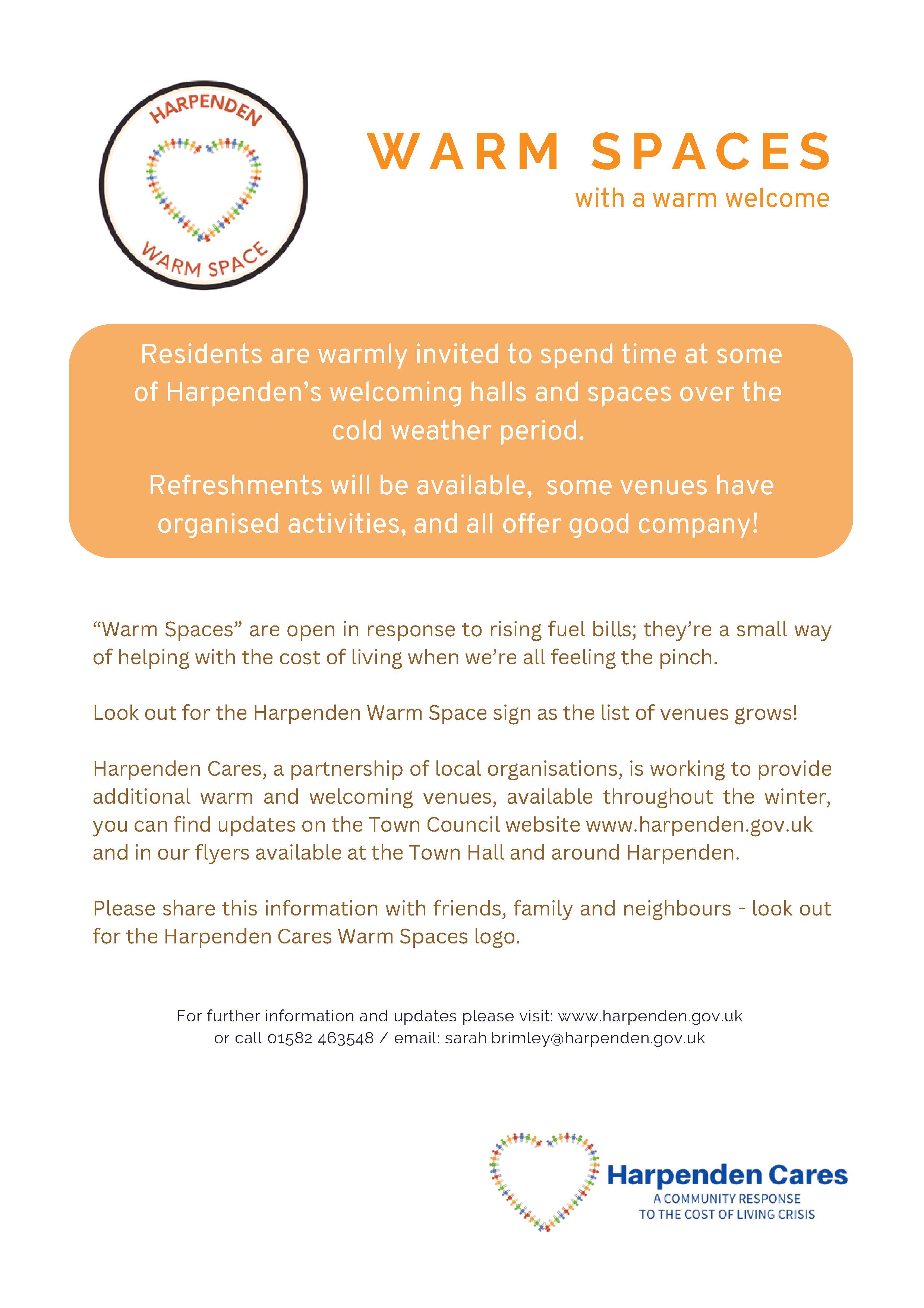Warm Spaces in Harpenden